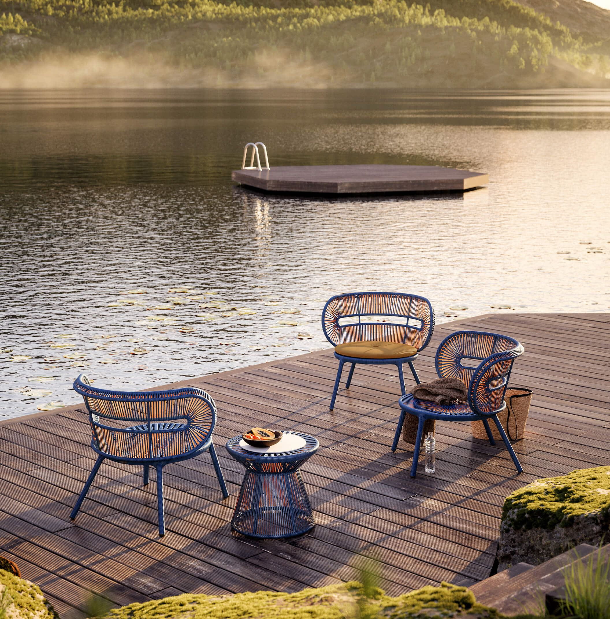 DEDON | CIRQL NU | Side table with central Base